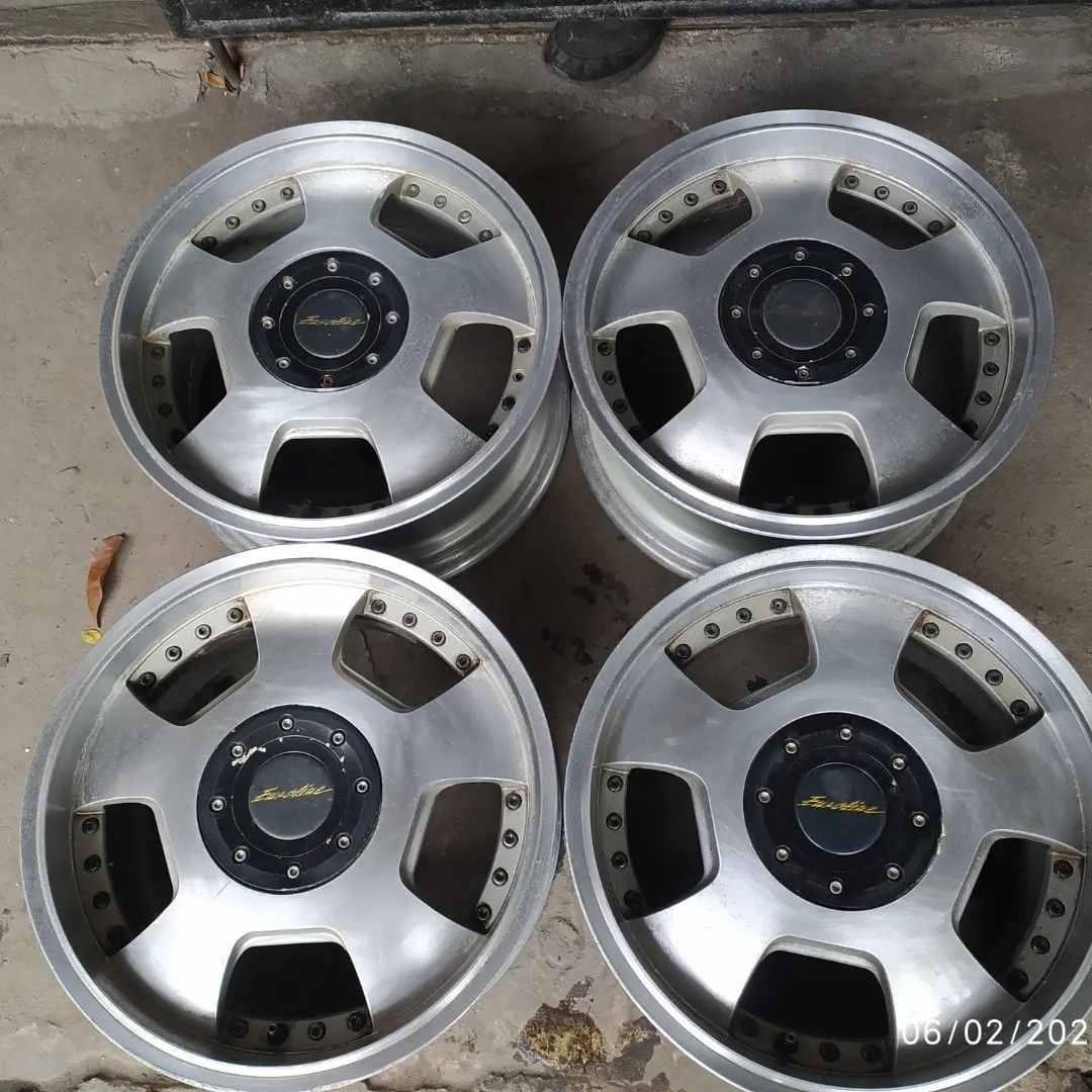 Velg rep work euroline dh ring 16 pcd 5x114.3//4x114.3 double pcd, Aksesoris Mobil di Carousell