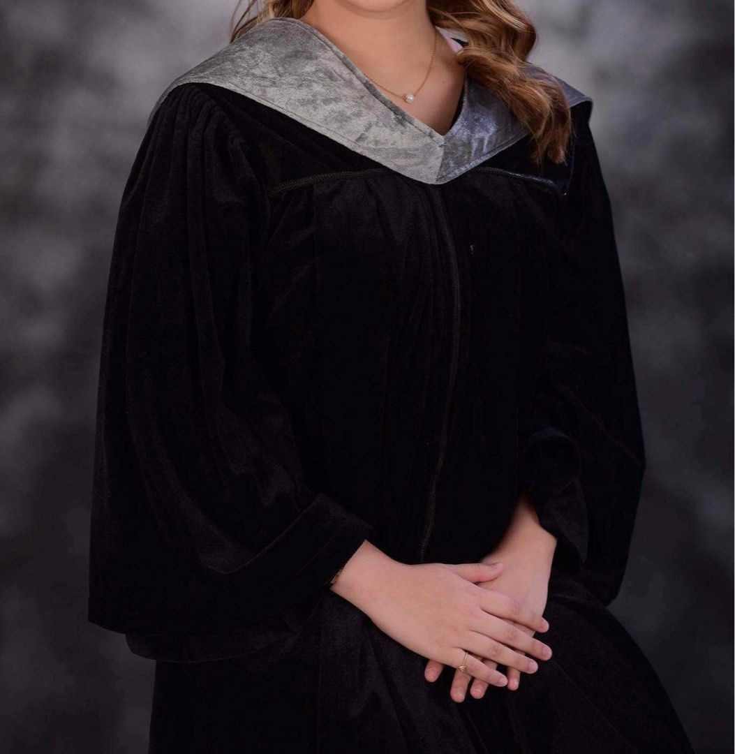 Velvet Graduation Toga, Women's Fashion, Dresses & Sets, Dresses on ...