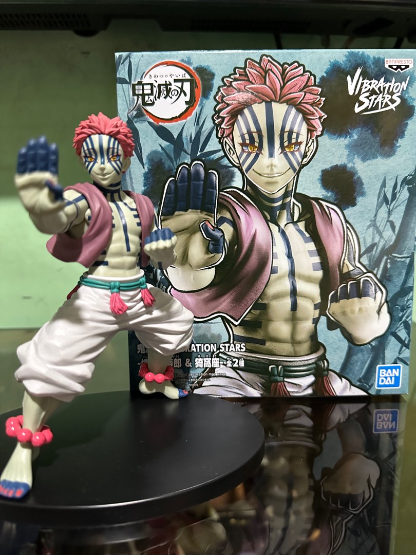 Vibration Stars Akaza- Demon Slayer, Hobbies & Toys, Toys & Games on Carousell