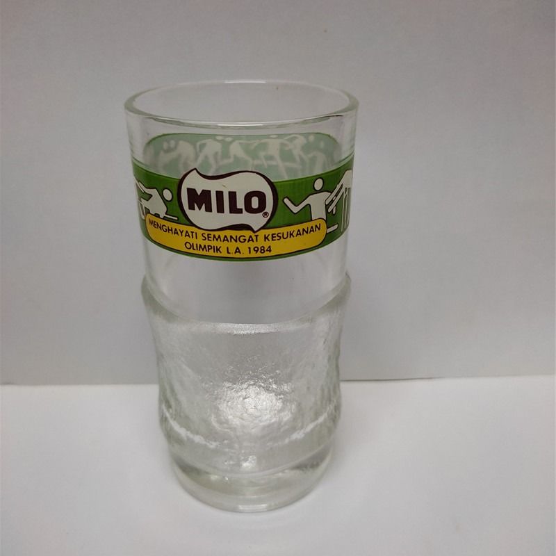 Vintage classic Milo glass 250ml, Furniture & Home Living, Kitchenware ...