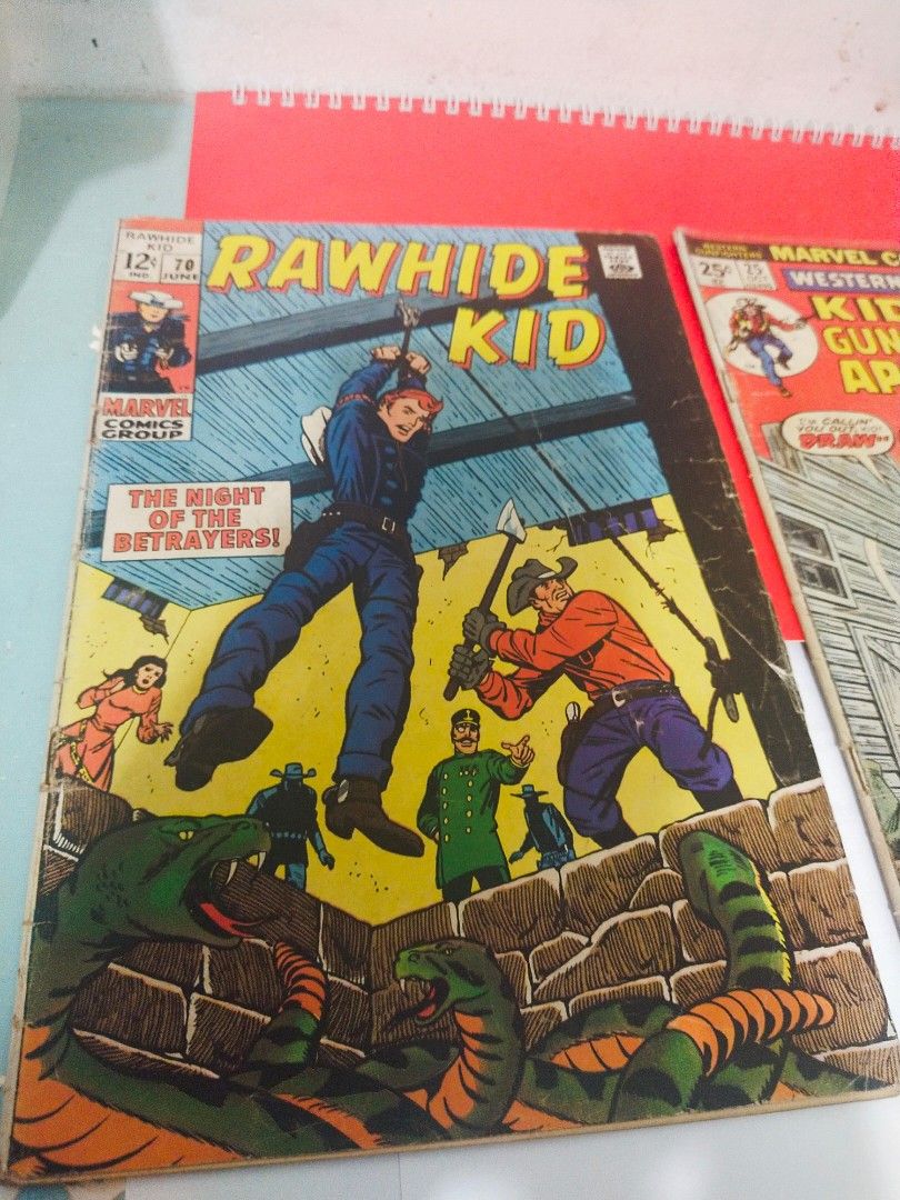 vintage COWBOY comics/Rawhide Kid (1969) & Kid Colt (1974)/both from ...