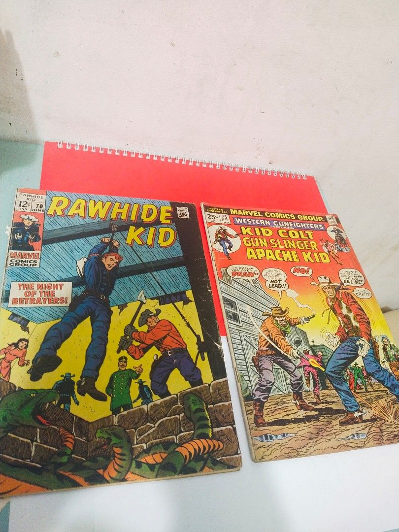 vintage COWBOY comics/Rawhide Kid (1969) & Kid Colt (1974)/both from ...