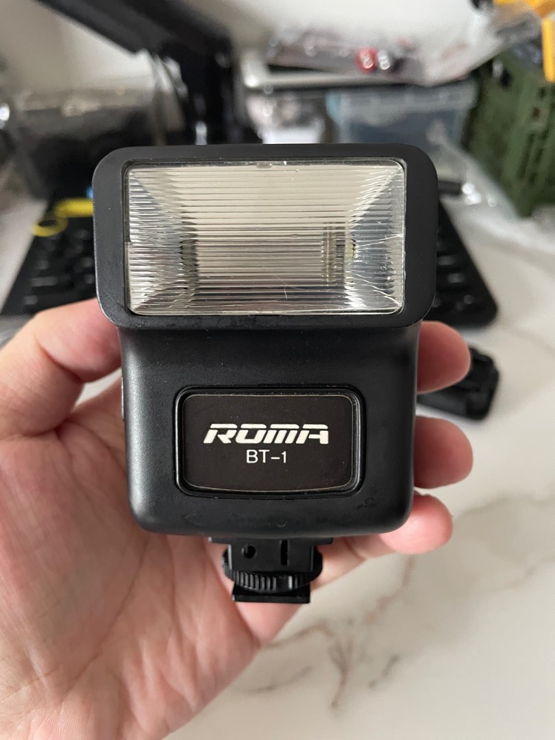 Vintage film digital camera roma bt-1 electric flash, Photography ...