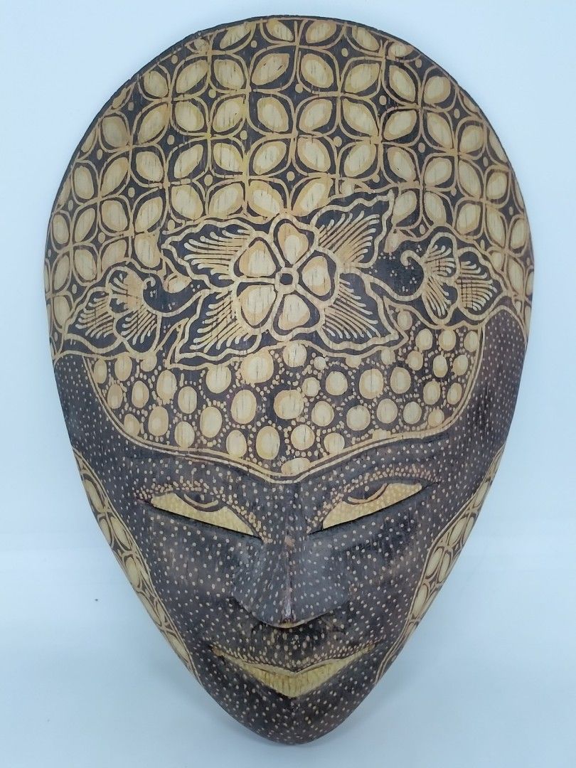 Vintage Mask Rama & Sita Indonesia, Furniture & Home Living, Home Decor ...