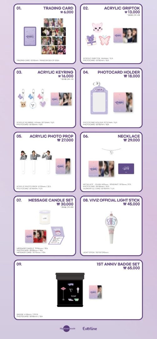 VIVIZ - 1ST DEBUT ANNIV [Virthday Party dayZ] POP-UP STORE OFFICIAL MD ...