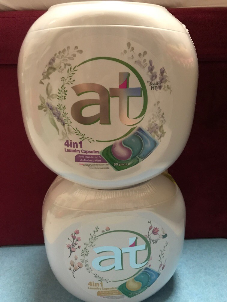 Walch Fresh HY AT 4in1 Laundry Capsules 60pacs, Furniture & Home Living ...