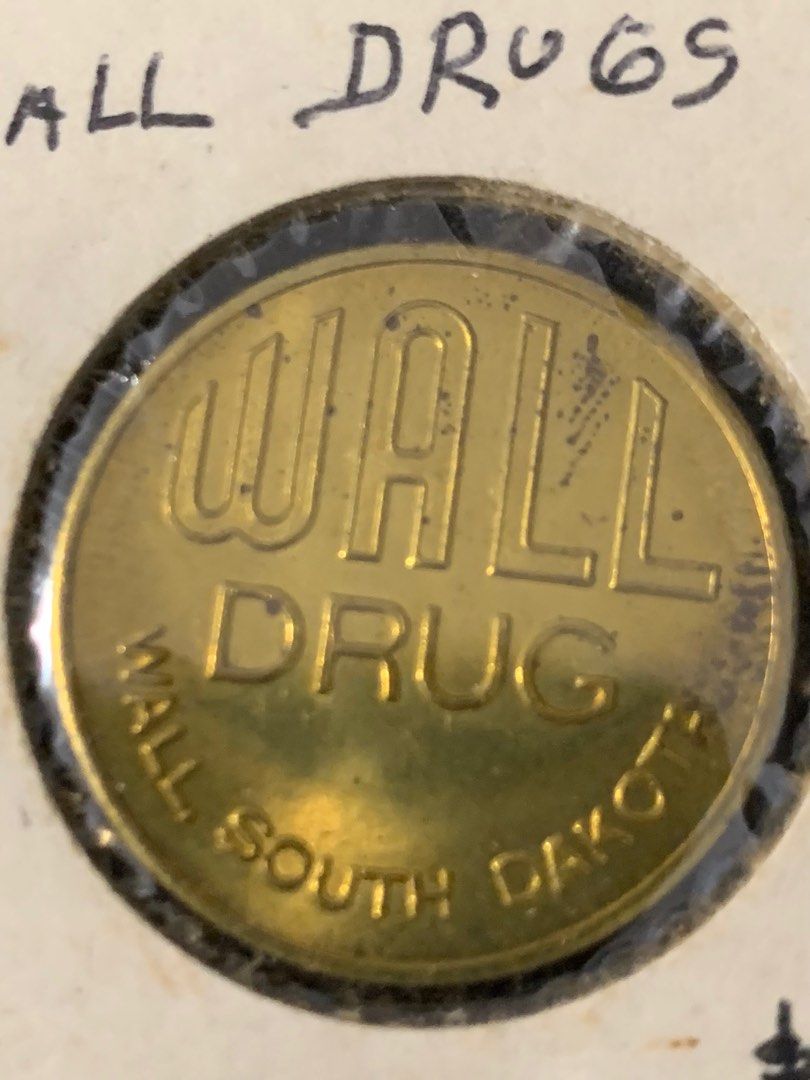 Wall Drugs Token-Cowboys, Hobbies & Toys, Memorabilia & Collectibles ...