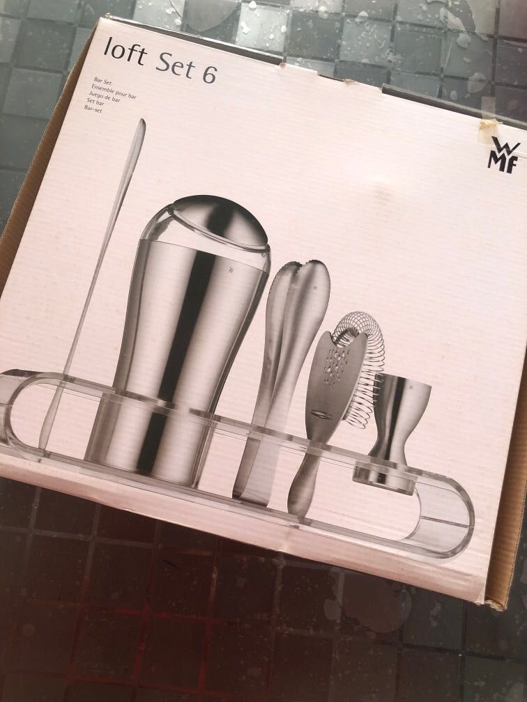WMF loft set 6 (bar set), Furniture & Home Living, Kitchenware ...