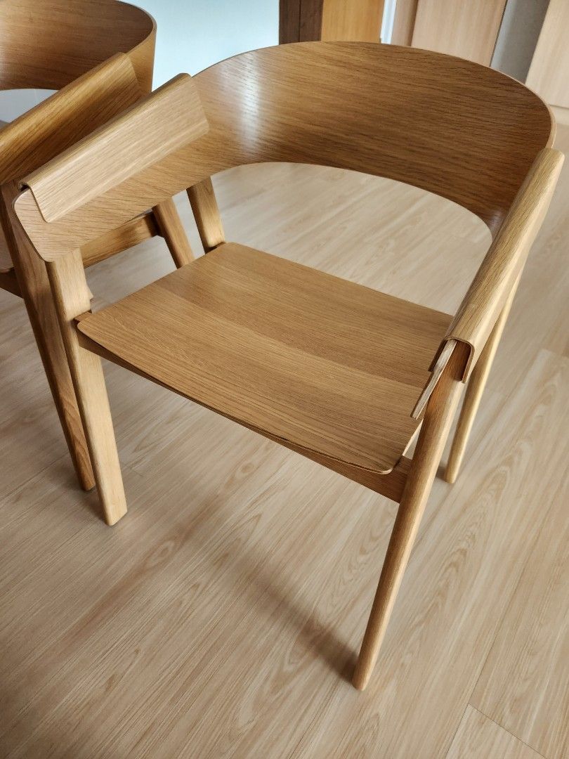 Wooden Muji Chairs, Furniture & Home Living, Furniture, Chairs on Carousell