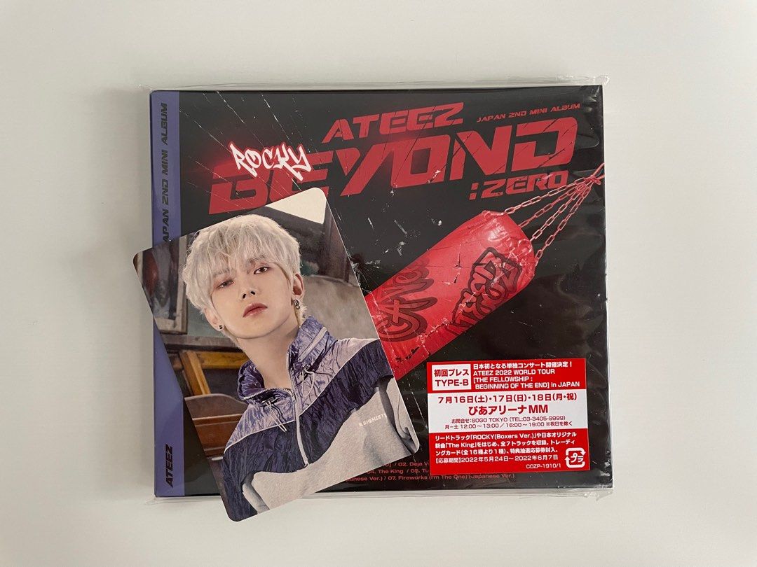 wts/lfb ateez beyond zero japan album with yeosang pc, Hobbies & Toys, Memorabilia ...