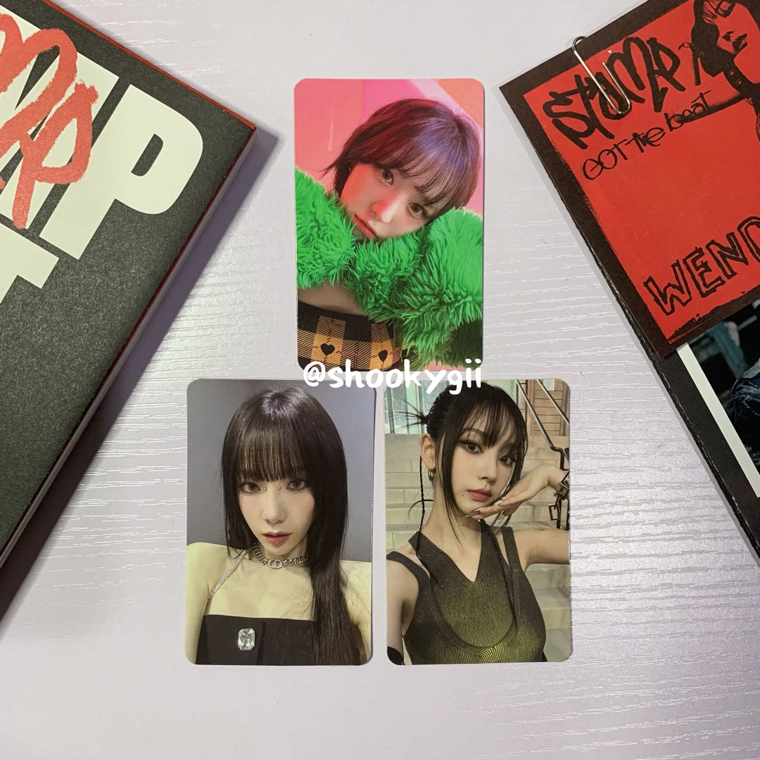 [WTT] GOT THE BEAT STAMP ON IT TAEYEON WENDY KARINA AESPA ALBUM BEAT ...