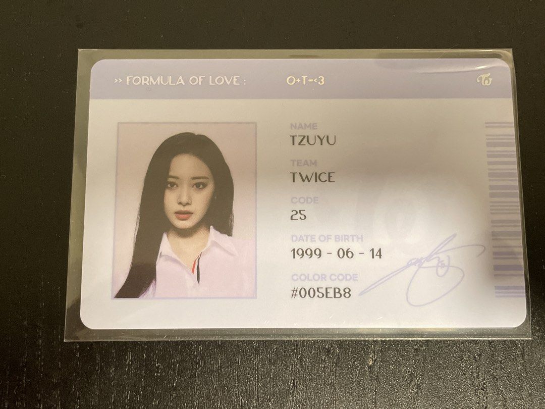 wtt twice formula of love id card nayeon momo sana jihyo mina dahyun ...