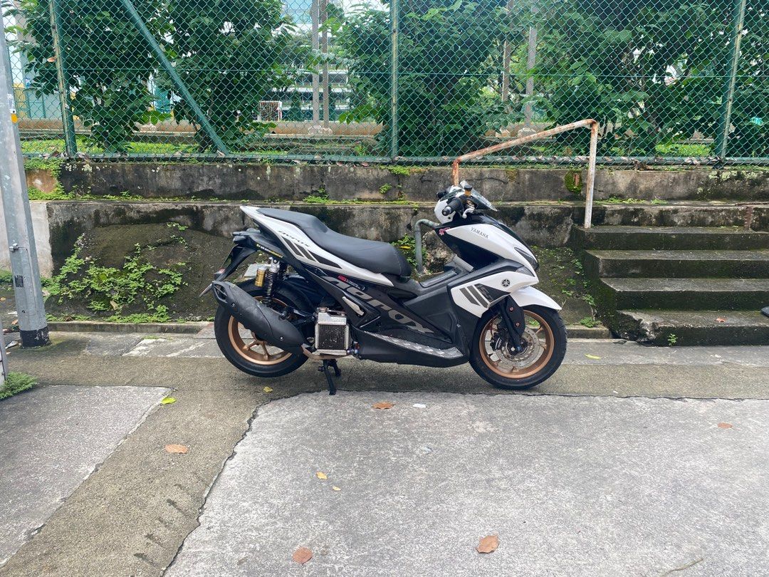 Yamaha Aerox 155, Motorcycles, Motorcycles for Sale, Class 2B on Carousell