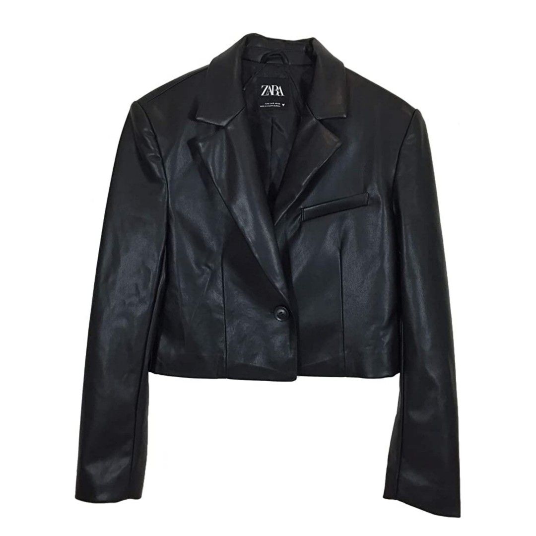 Zara leather jacket, Women's Fashion, Coats, Jackets and Outerwear on ...