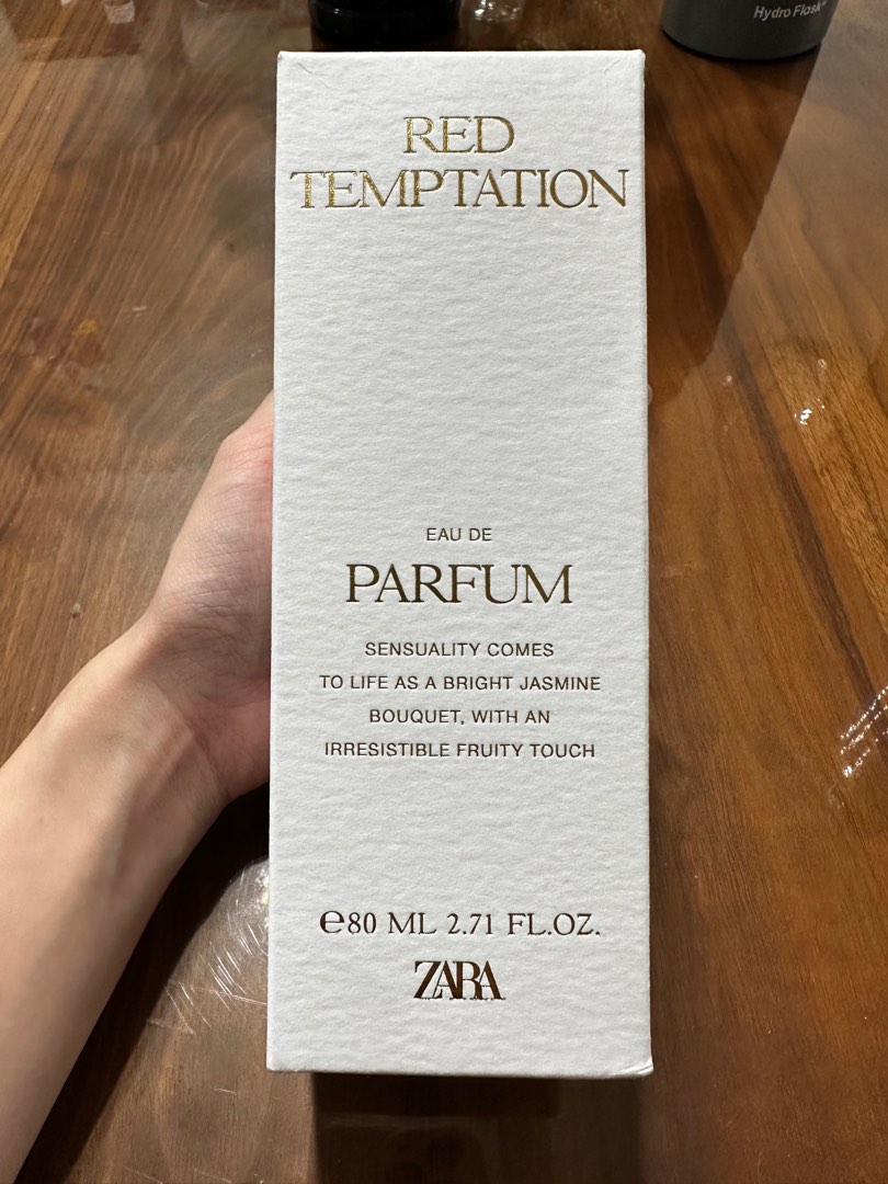 ZARA Red Temptation EDP 80ml, Beauty & Personal Care, Fragrance & Deodorants on Carousell