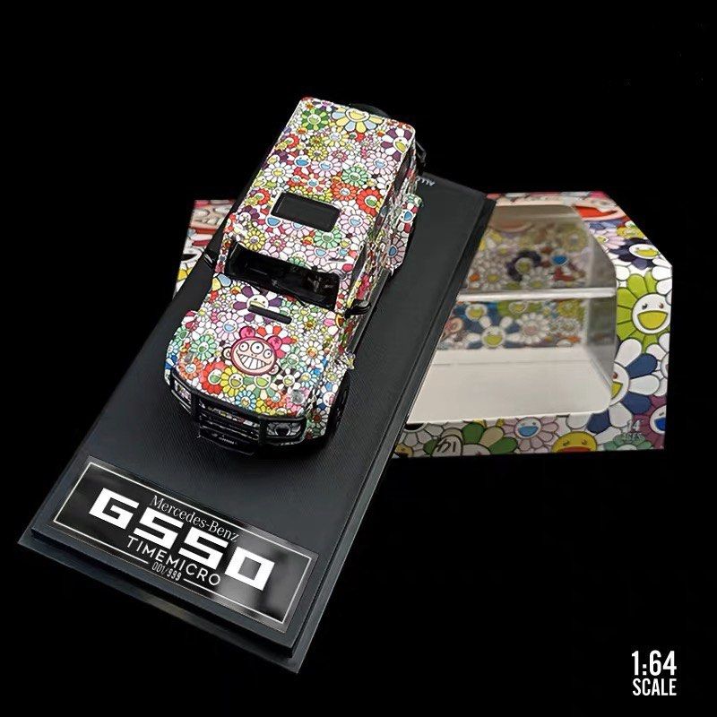 1/64 Takashi Murakami Time Micro Mercedes Benz G550 G Wagon Diecast ...