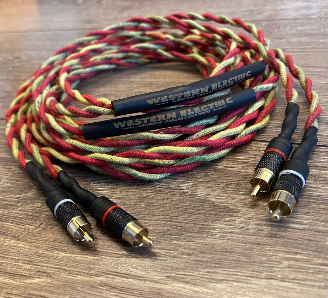 1m/pair RCA interconnects (NOS Western Electric cable) - Basic Series ...
