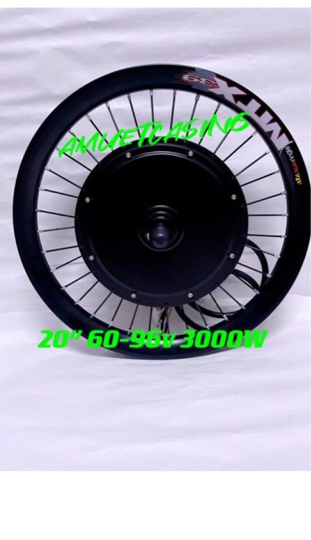 20 inch Brushless High Speed Motor 60-120v 1500w 2000w 3000w 5000w ...