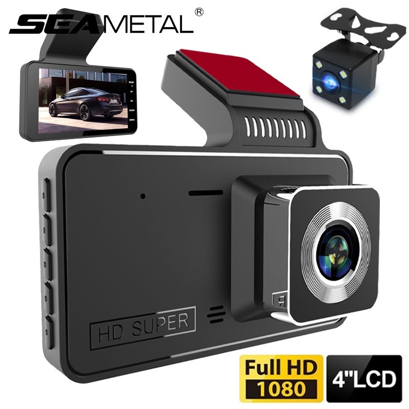 4.0 1080P Full HD Car DVR Dash Cam Camcorder Dual Lens Front Rear View ...
