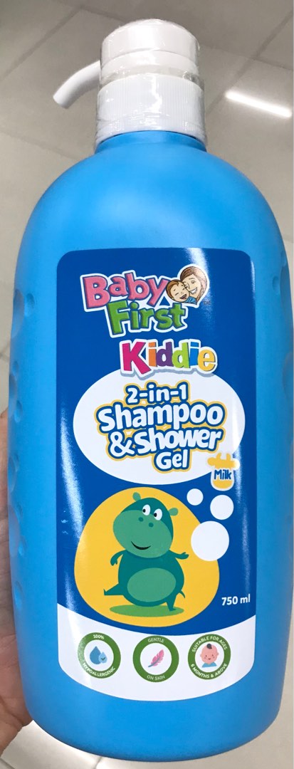 750mL Baby First Milk Kiddie Shampoo and Shower Gel 2-in-1, Babies ...