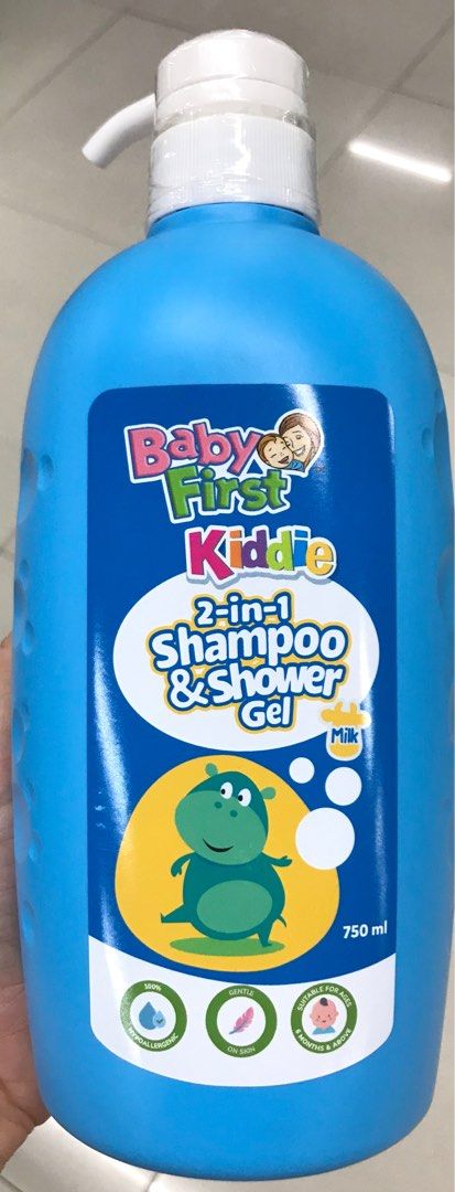 750mL Baby First Milk Kiddie Shampoo and Shower Gel 2-in-1, Babies ...