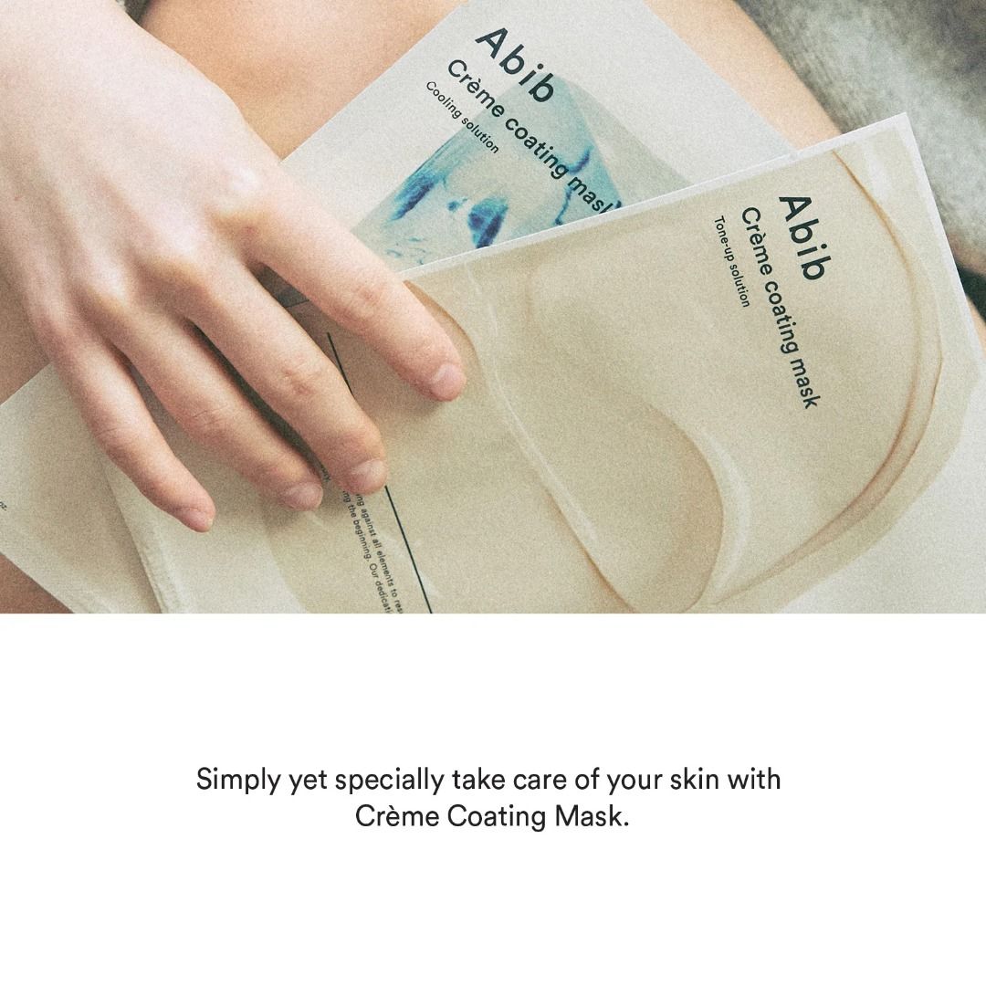 [ Abib ] Creme Coating Mask Tone-Up Solution, Beauty & Personal Care ...