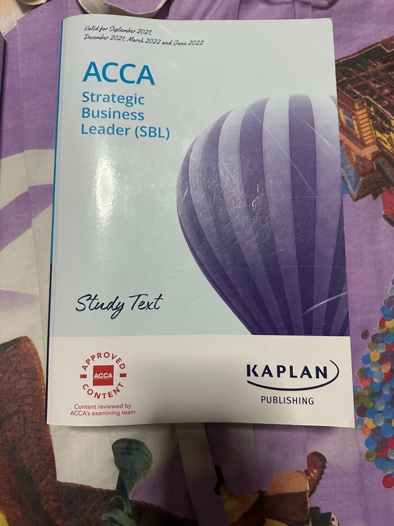 ACCA SBL Study Text, Hobbies & Toys, Books & Magazines, Assessment ...