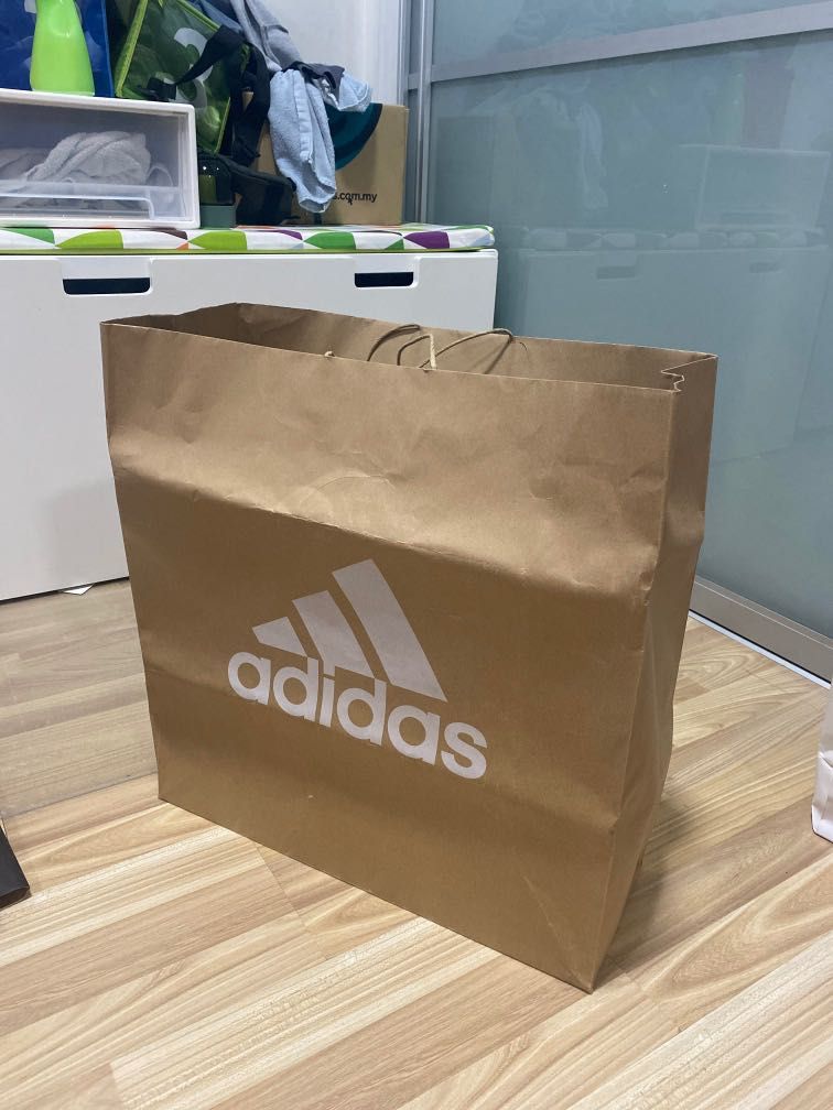 ADIDAS PAPER BAG, Furniture & Home Living, Cleaning & Homecare Supplies ...