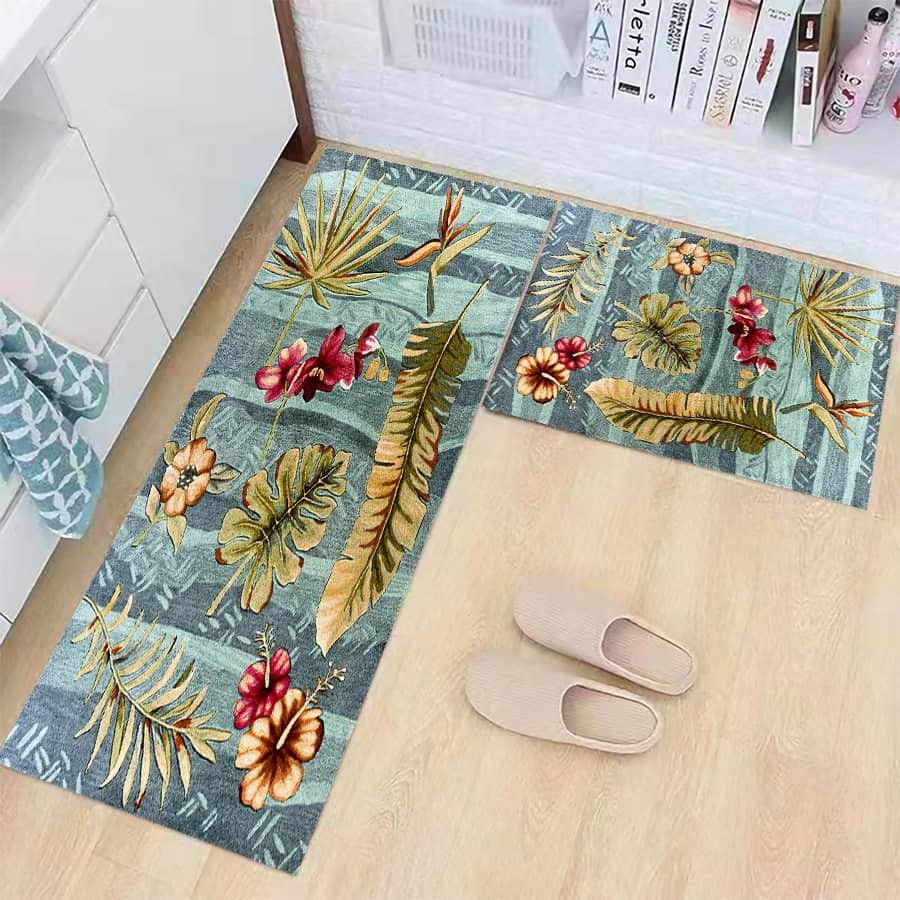 Alas Kaki Dapur / Kitchen Runner Matt, Furniture & Home Living, Home ...