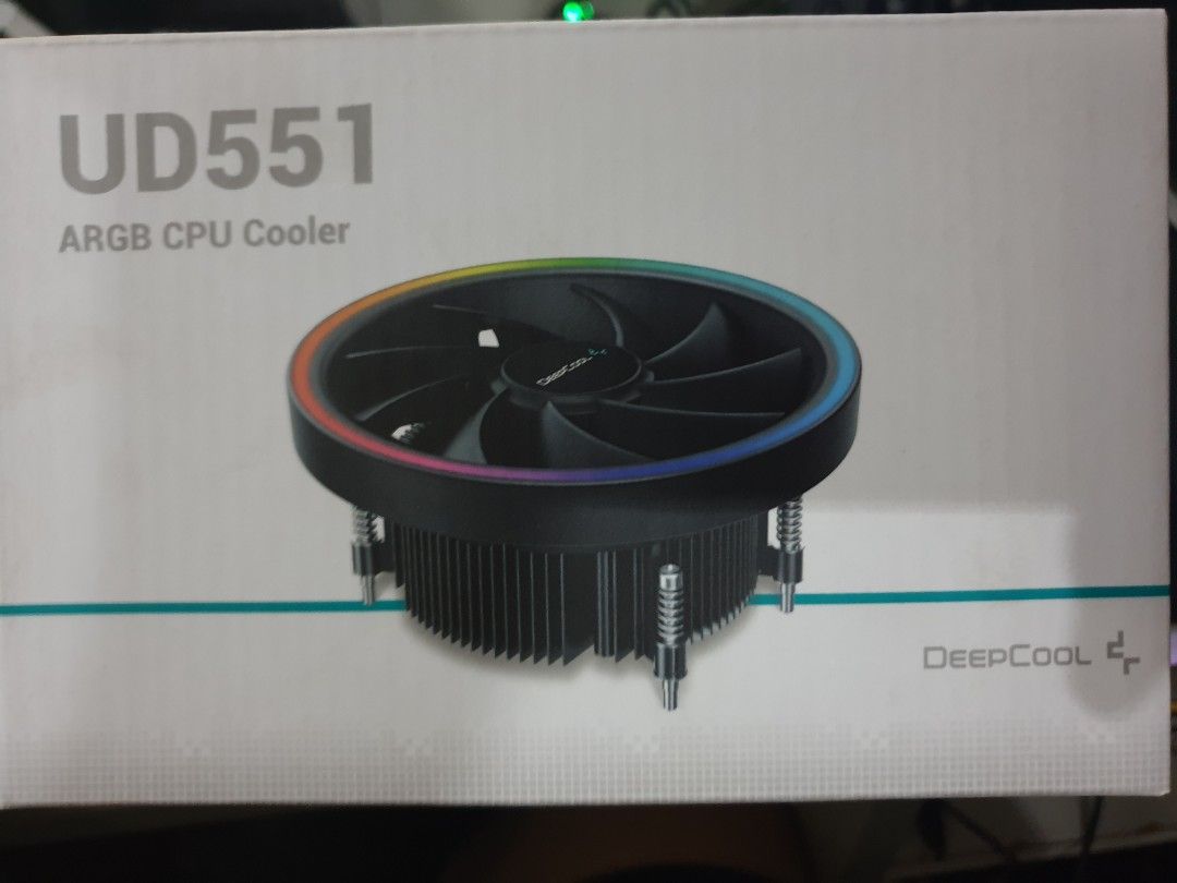 [AM4] DeepCool UD551 ARGB CPU Cooler, Computers & Tech, Parts ...