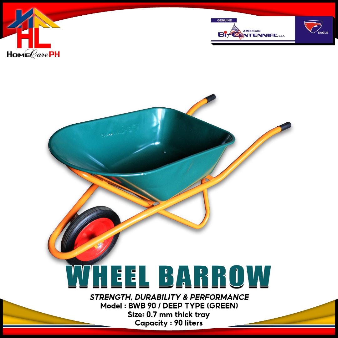 American Bi-Centennial Wheel Barrow (Green), Commercial & Industrial ...