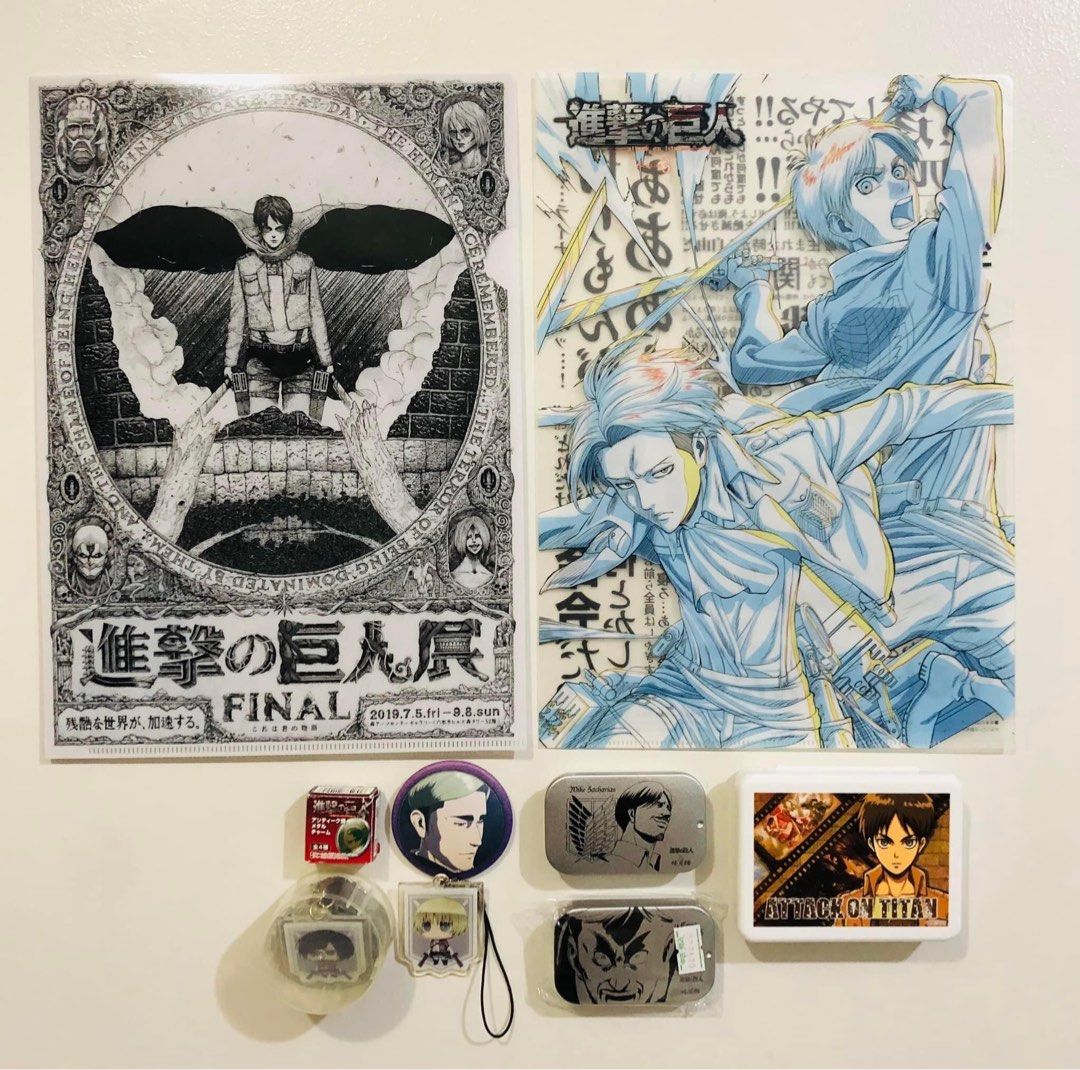 Attack On Titan Bundle Set, Hobbies & Toys, Memorabilia & Collectibles ...