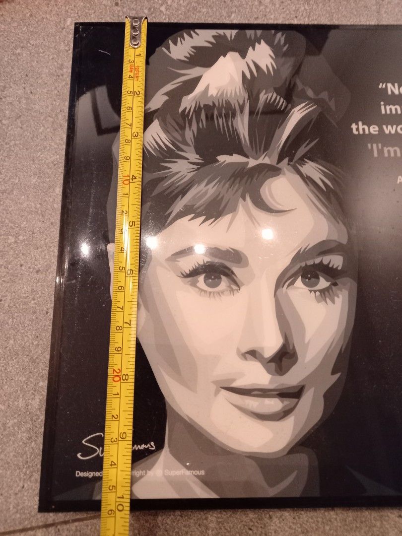 Audrey Hepburn frame, Furniture & Home Living, Home Decor, Frames ...