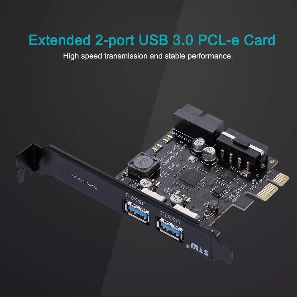 [B1804] PCI-e Card, Entweg STW PCI-E to USB 3.0 2-Port PCI Express Card ...