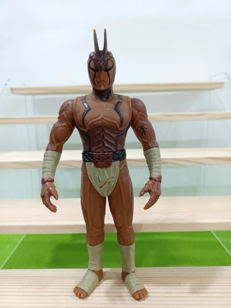 Bandai Kamen Rider kuuga kaijin series Go Badaa Ba and Zu Badzu ba 6.5inch sofubi and 13.5cm ...