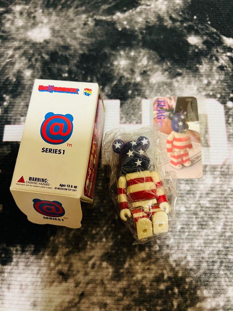 bearbrick usa flag 100% be@rbrick, Hobbies & Toys, Toys & Games on ...