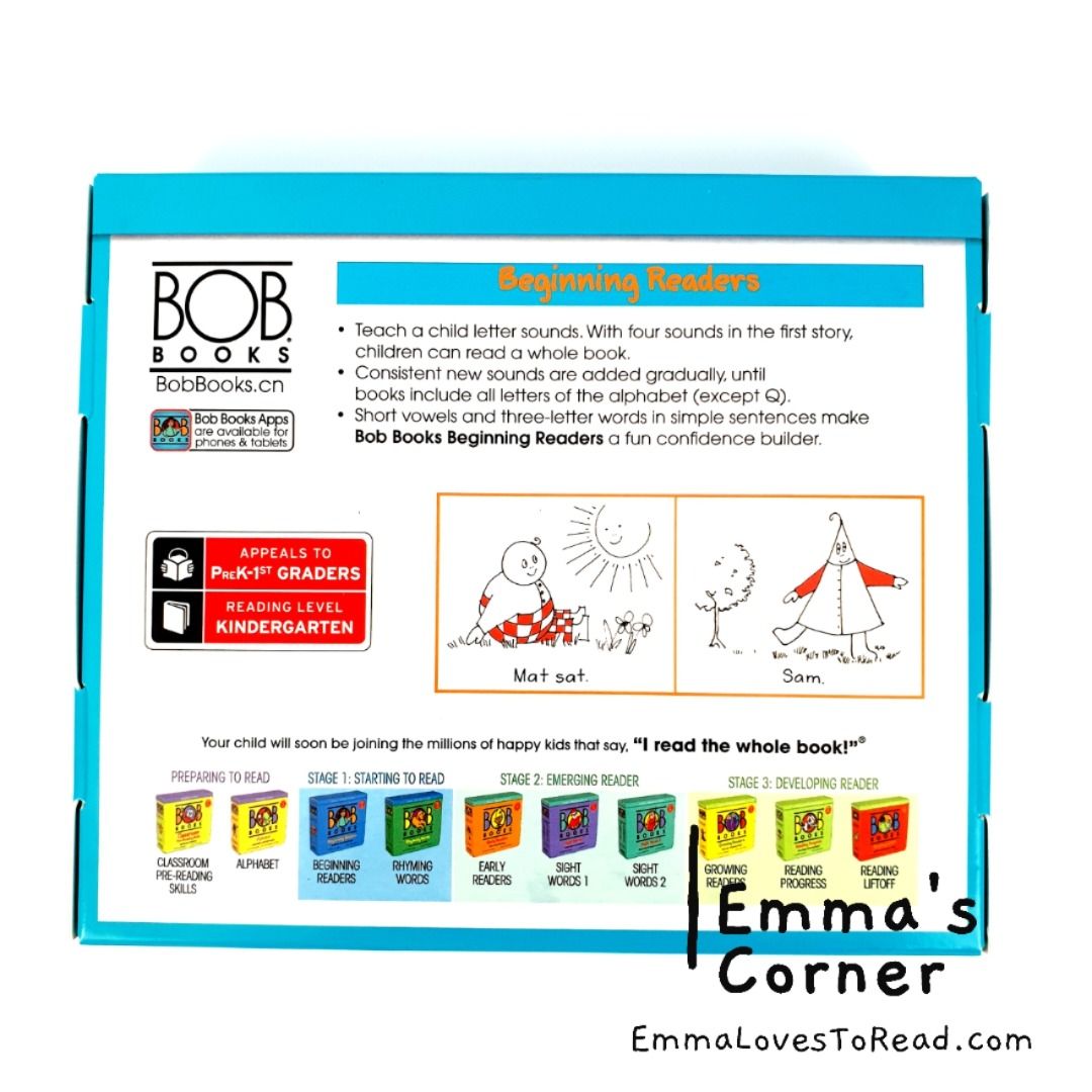 Bob Books - Set 1: Beginning Readers Box Set Phonics, Ages 4 and Up ...