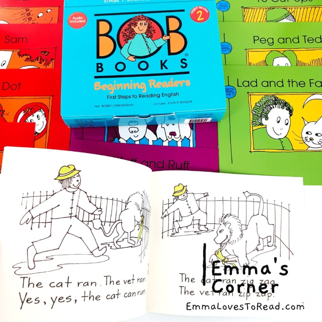 Bob Books - Set 1: Beginning Readers Box Set Phonics, Ages 4 and Up ...