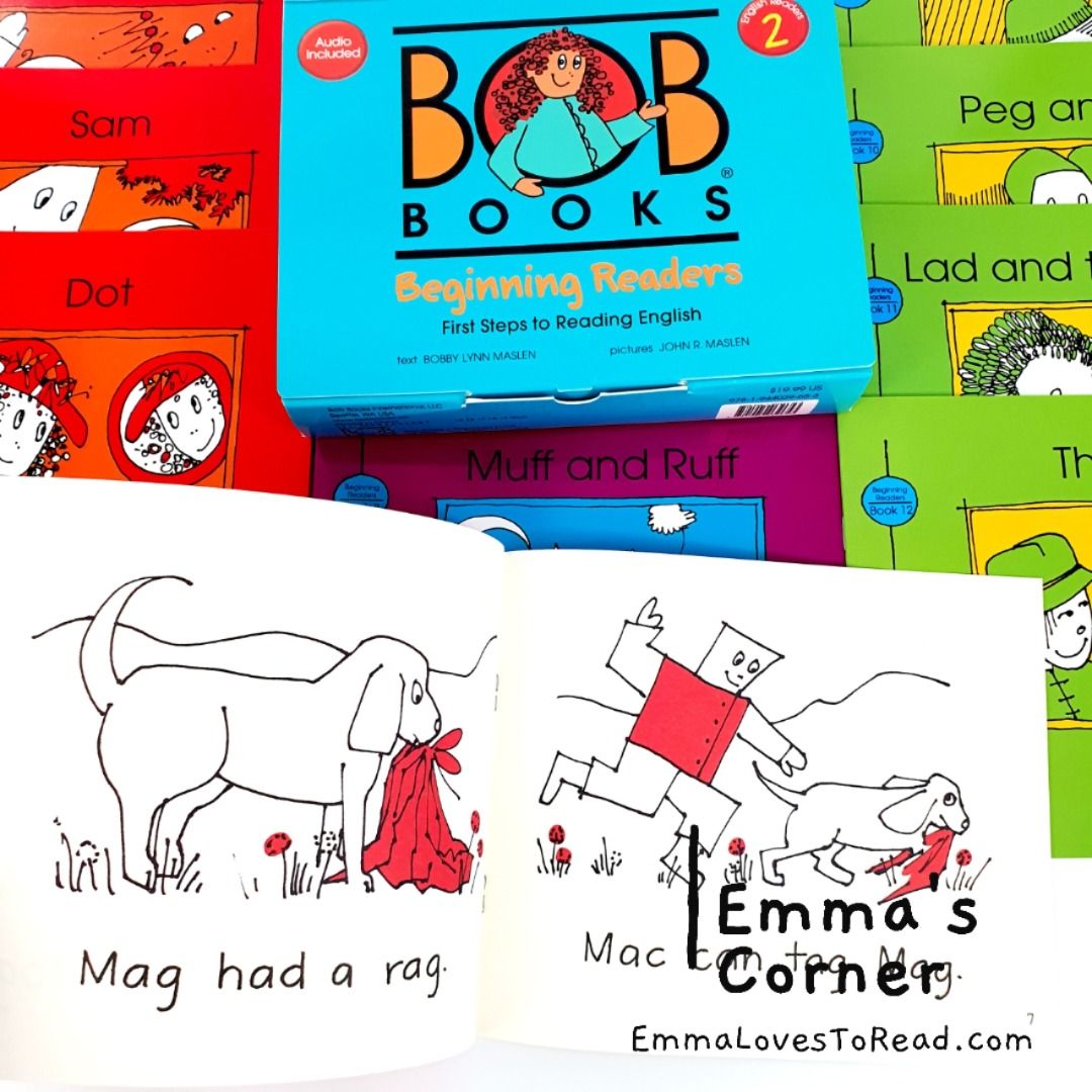 Bob Books - Set 1: Beginning Readers Box Set Phonics, Ages 4 and Up ...
