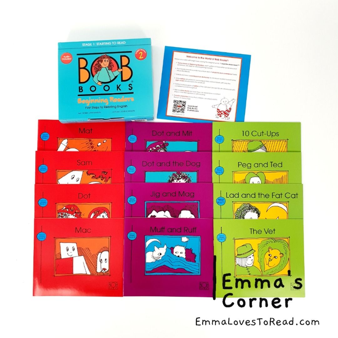 Bob Books - Set 1: Beginning Readers Box Set Phonics, Ages 4 and Up ...