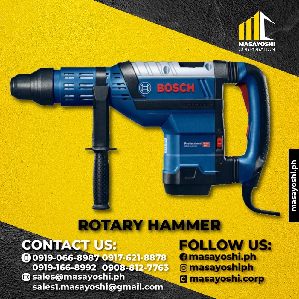 Bosch GBH 8-45 DV SDS-max Rotary Hammer, Power Tool, Rotary Hammer ...