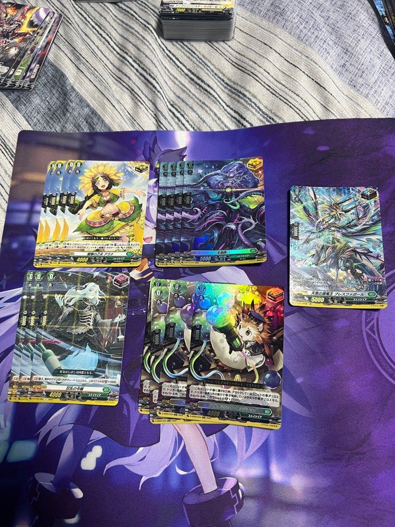 Cardfight Vanguard Zorga Deck + Spares, Hobbies & Toys, Toys & Games on ...