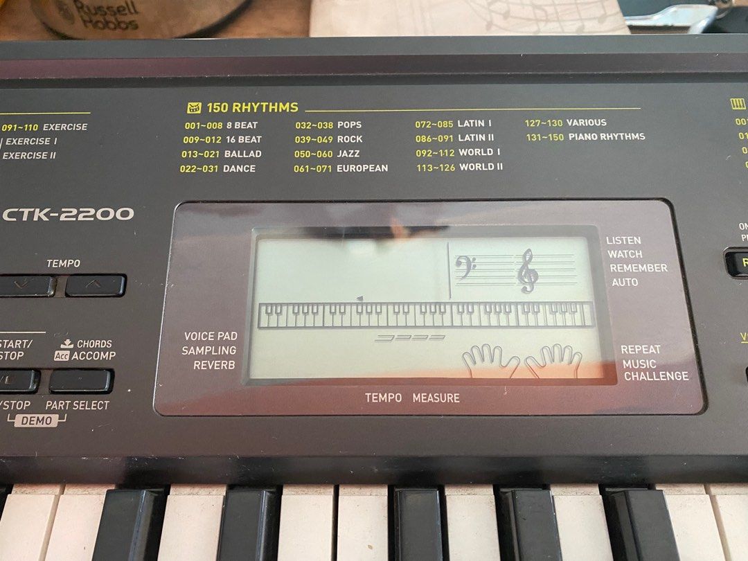 Casio CTK-2200 electronic keyboard, Hobbies & Toys, Music & Media ...