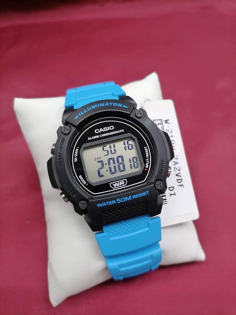 Casio Watch W219H-2A2, Men's Fashion, Watches & Accessories, Watches on ...