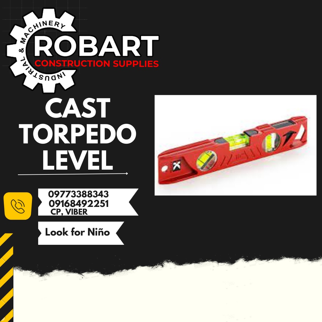 CAST TORPEDO LEVEL, Commercial & Industrial, Construction Tools ...