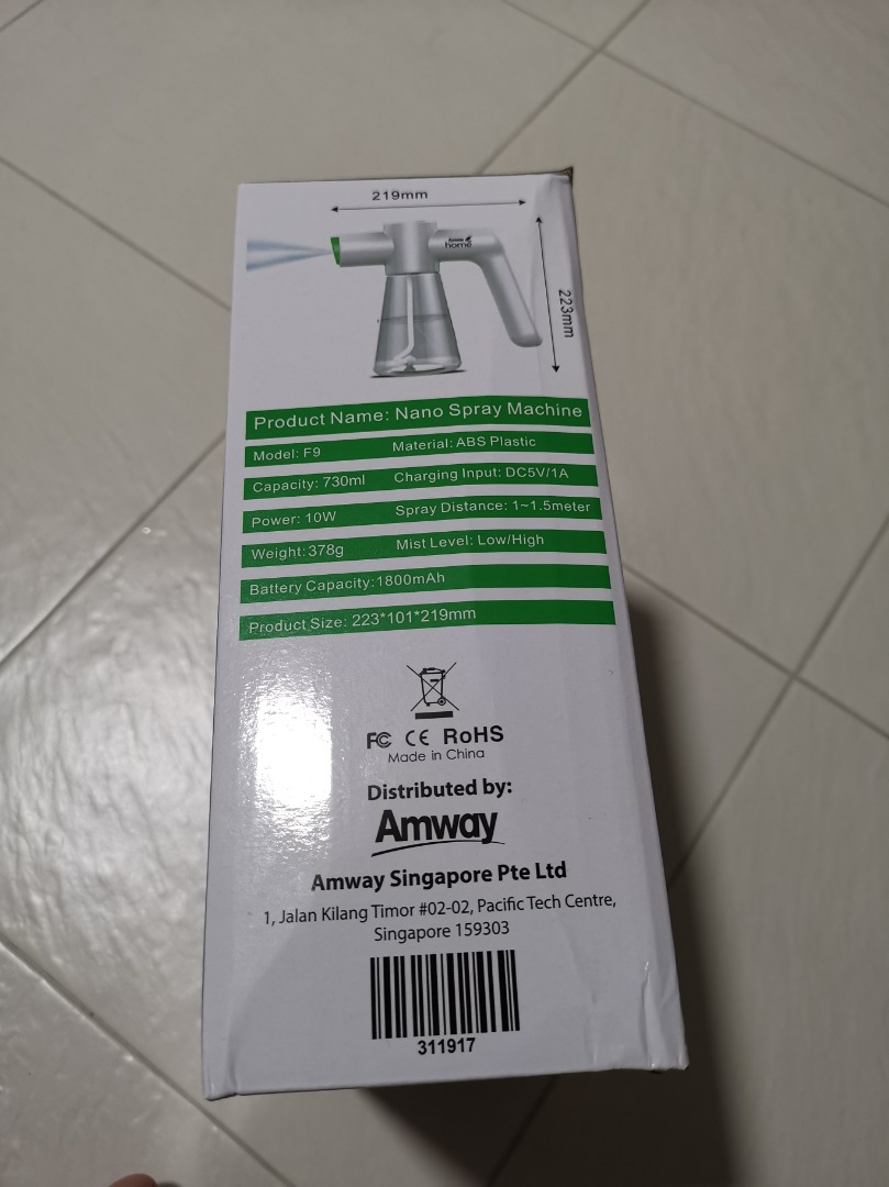 Chargeable Nano Spray Machine, Furniture & Home Living, Cleaning ...