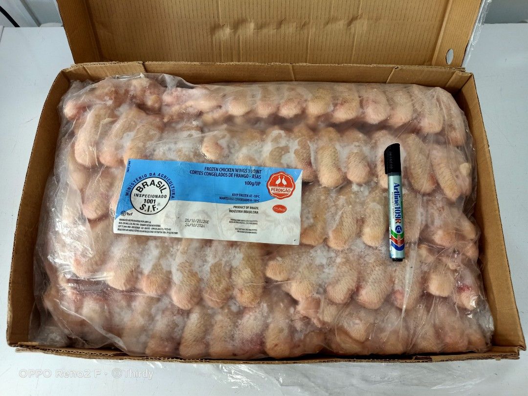 CHICKEN WINGS 3 JOINTS, Food & Drinks, Chilled & Frozen Food on Carousell