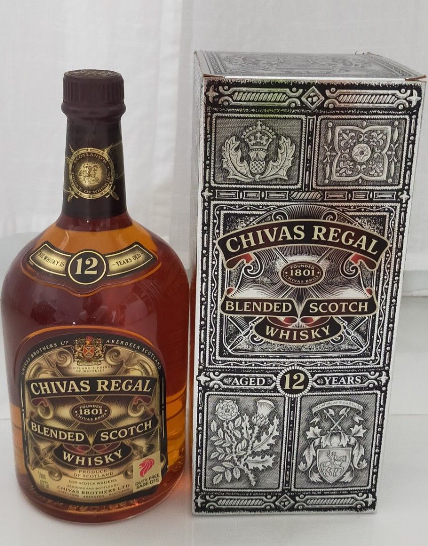 Chivas Regal 12 Years Premium Scotch Whisky, Food & Drinks, Alcoholic ...