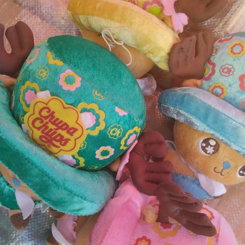 Chupa Chups One Piece Tony Tony Chopper Plush SET, Hobbies & Toys, Toys ...