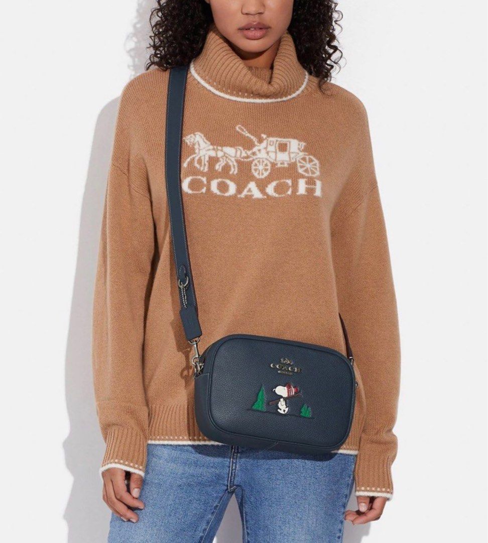 Coach x snoopy camera bag, Luxury, Bags & Wallets on Carousell